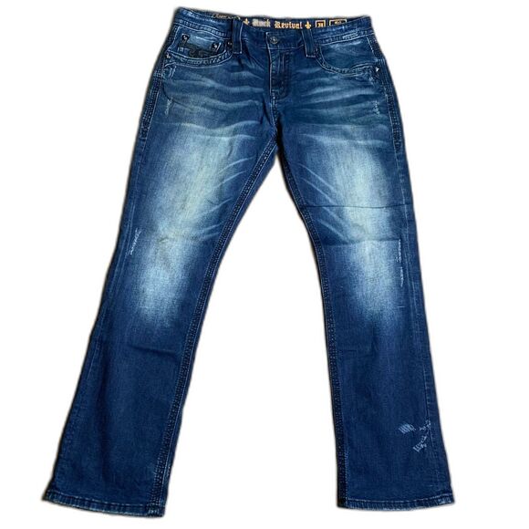 Rock Revival | Jeans | Rock Revival Mens Jeans Nick Altstraight Grunge ...
